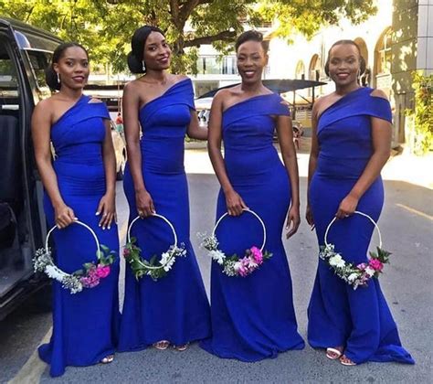 Royal Blue Bridesmaid Dress