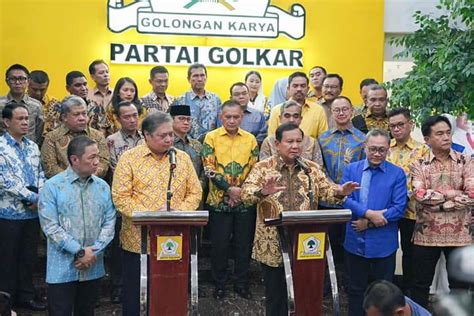 Pertemuan Koalisi Indonesia Maju Airlangga Belum Menentukan Nama Tim