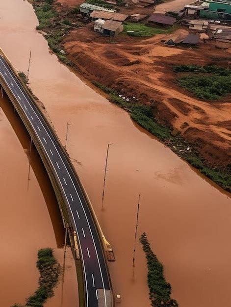 Premium Ai Image An Aerial Image Of A Major Road In The City Of Asaba