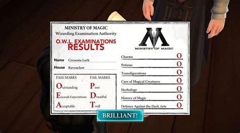 Aced My O W L S R Hphogwartsmystery