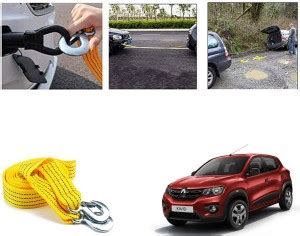 Automotive Prist Nylon Car Truck Towing Rope Cable Tow Pull Strap Hooks For Renault Kwid M