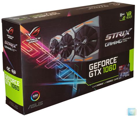 Обзор и тест видеокарты ASUS GeForce GTX 1060 Strix (ROG STRIX-GTX1060 ...