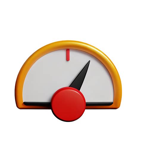 Speedometer 3d Rendering Icon Illustration 29433828 Png