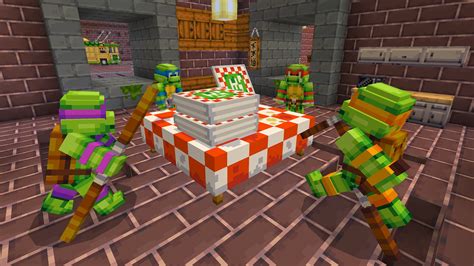 Minecraft Adds New Teenage Mutant Ninja Turtles Dlc