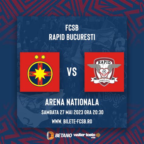 ULTIMA ORĂ Derby ul FCSB Rapid reprogramat de LPF Când se joacă partida de pe Arena