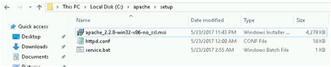 Installing Apache Web Server Through Docker File For Windows Container