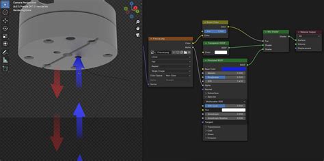Shaders Partially Transparent Materials Alpha Mask One In Front Of