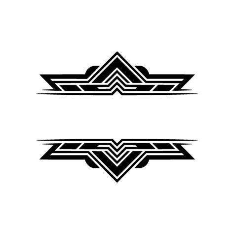 Geometric Crest Angular Tribal Emblem Minimalist 67583220 Vector Art