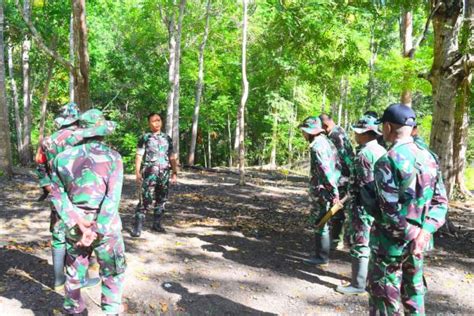 Bakal Diresmikan Kasad TNI AD Dandim TTS Kerahkan Anggota Bersihkan