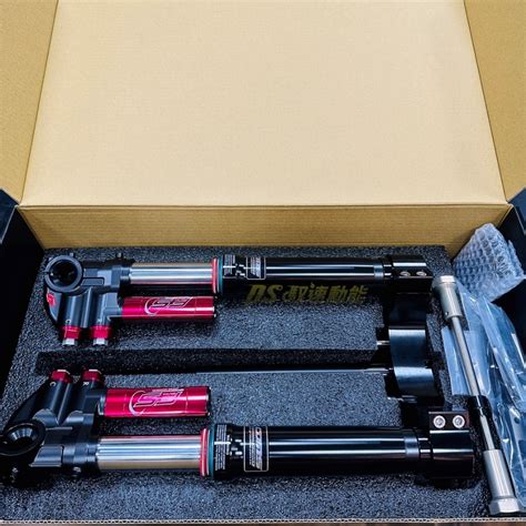 Ds馭速動能 Gjms 智杰 Fs X 全可調 倒立式前避震器 倒叉 Krv曼巴force20jetsl六代戰 蝦皮購物