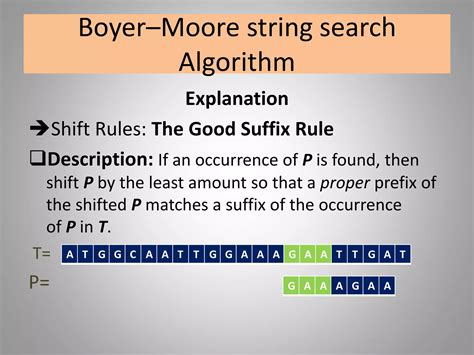 String Matching Algorithms Pattern Matching Pptx Programming Languages Computing
