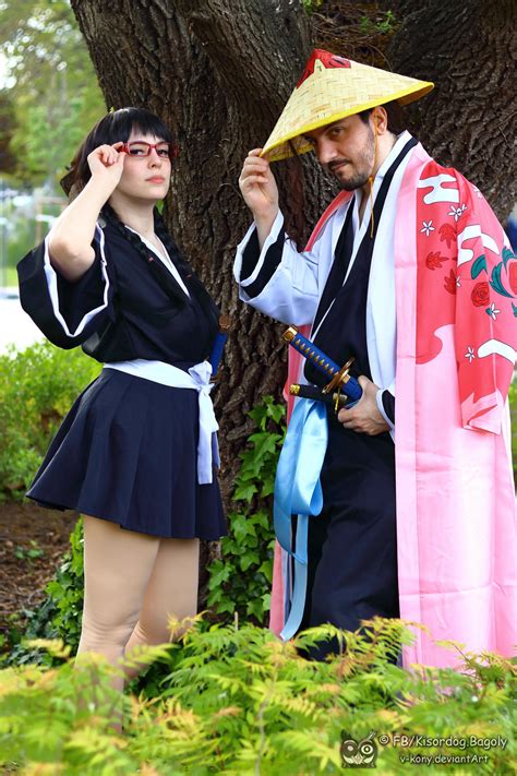 Bleach Lisa Yadomaru And Shunsui Kyoraku 3 By V Kony On Deviantart
