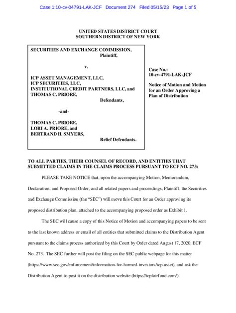 Fillable Online Sdny Brief Template Fax Email Print Pdffiller