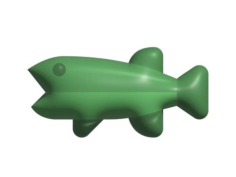 Premium Vector 3d Bass Fish