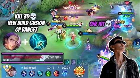 Sky Piercer Op Banget Sampe Dapet Kill 39 😱 Gusion Crazy Fast Combo