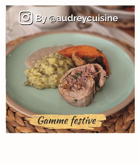 Rôti de veau farci aux morilles Finesse de Veau