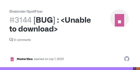 Bug Issue Shabinder Spotiflyer Github