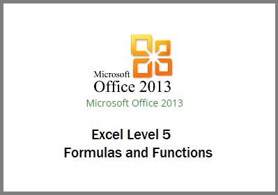 How To Use Microsoft Excel 2013 Functions Paginfinite