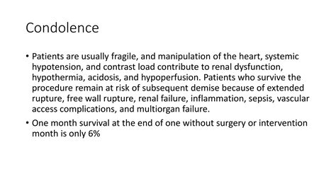 Ventricular Septal Defect After Myocardial Infarction Pptx