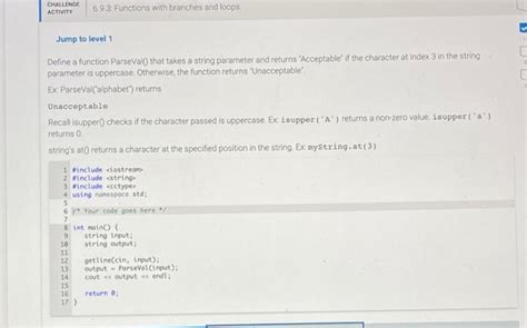 Solved Challenge Activity Functions With Branches And Chegg