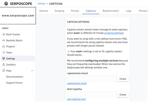 Third Party Integrations Serposcope