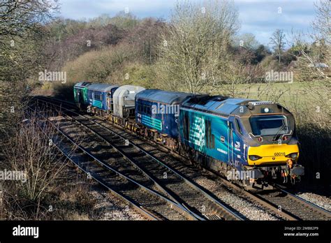 Drs Class 68 Diesel Locomotive No68016 Fearless Pulling A Nuclear