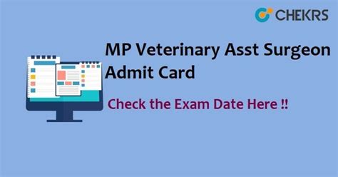 Mppsc Veterinary Assistant Surgeon Admit Card 2018 Mppsc Examdate