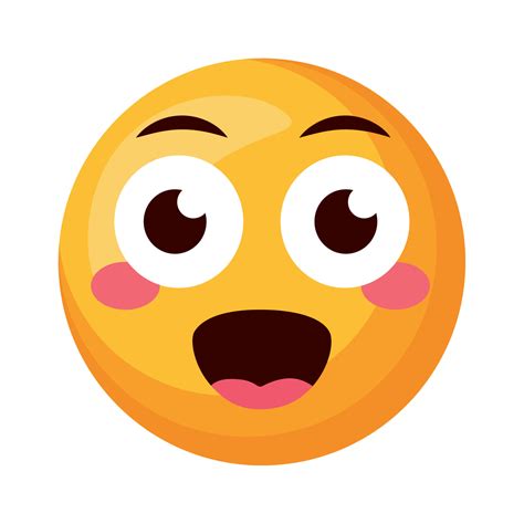 Visage Emoji Surpris 11034662 Art Vectoriel Chez Vecteezy