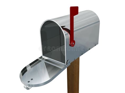 Empty Mailbox Stock Illustration Illustration Of Render 518125