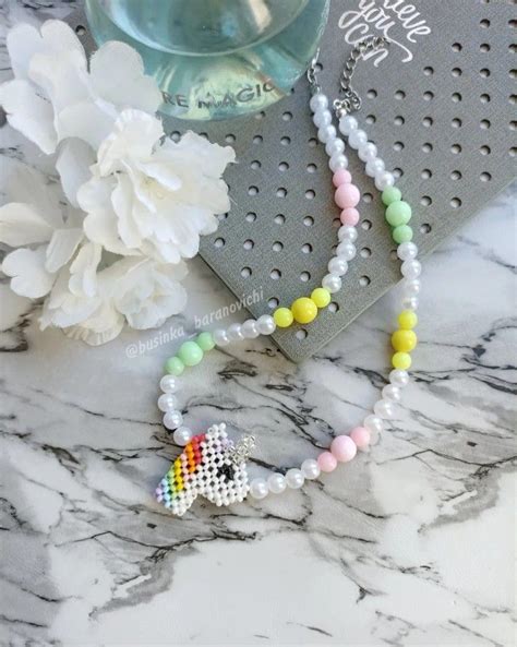 Чокер с единорогом