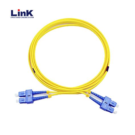 Scapc Scapc Fiber Patch Cord Sm Sx 3 Meter 3 0mm Yellow Sheath LSZH China Fiber Patch Cord And