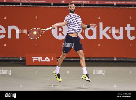 Ariake Coliseum Tokyo Japan 9th Oct 2015 Benoit Paire FRA