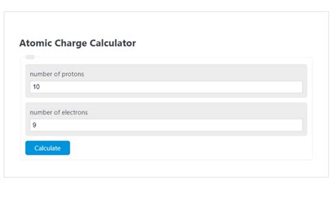 Atomic Charge Calculator Calculator Academy