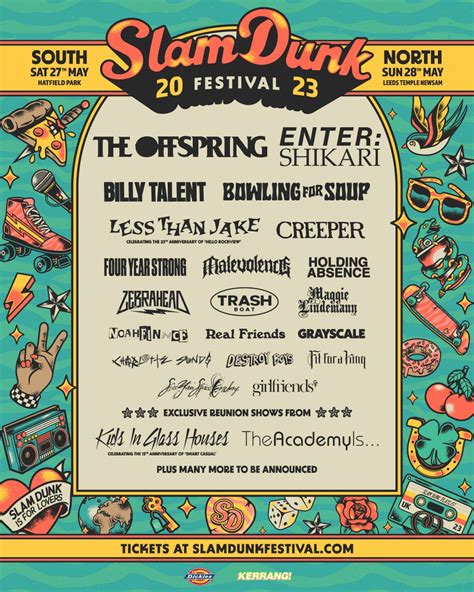 Slam Dunk Festival Reveal 22 Bands For 2023 Distorted Sound Magazine