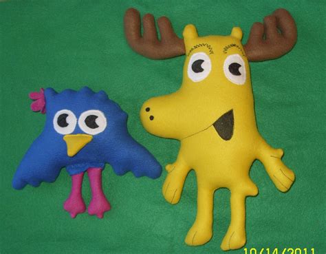 Moose And Zee Look A Like Plush Toys Nick Jr By Wrightsoriginals