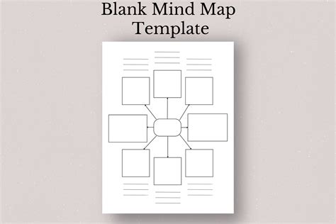 Blank Mind Mapping Template