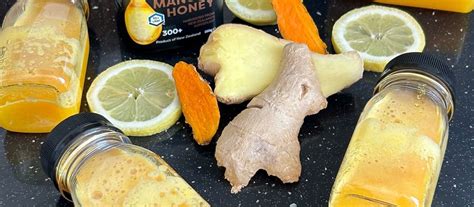 Boost Your Daily Wellbeing With A Refreshing Ginger And Tumeric Shot