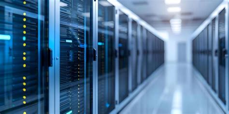 Enhanced Data Center Security Server Racks And Backup Solutions Concept