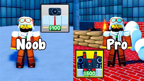Noob To Pro In Toilet Tower Defense Roblox Get Legendary Unit Youtube