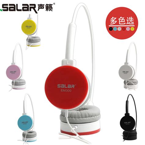 正品 Salar声籁 Em300头戴式耳机 音乐耳机 P3p4 手机耳机 包邮love丁