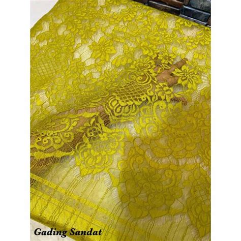Jual Kain Brokat Semi Italy Ysl Outline Indonesia Shopee Indonesia