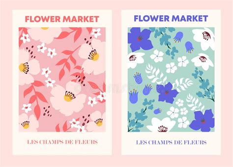 Florale Illustratie Van Tropische Bloemen Vector Illustratie
