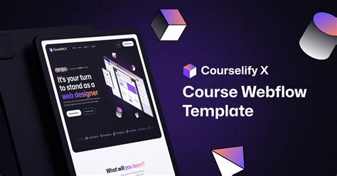course webflow theme courselify x brix templates