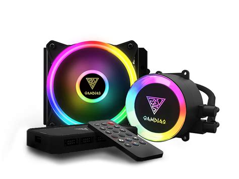 Buy Zeus Gamdias Cpu Liquid Cooler 120mm With A 120mm Pwm Dual Ring Rgb