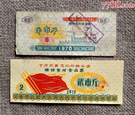 1970年潍坊市副食品票两全语录票 价格6元 Se92128289 其他食品供应票 零售 7788收藏收藏热线