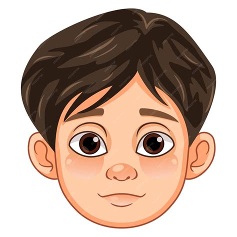 Premium Vector Flat Vector Cartoon Boy Facial Expressions