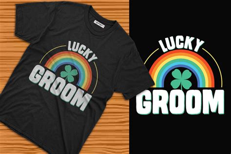 Lucky Groom And Bride T Shirt Design Graphic By Qarigor Inc · Creative