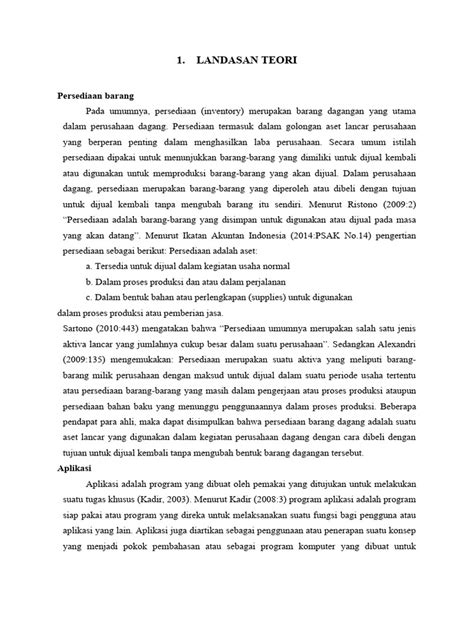 Bab 2 Landasan Teori Pdf Komputer