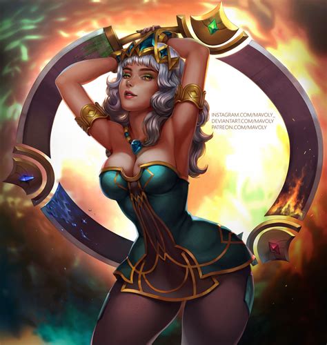 League Of Legends Qiyana By Mavoly On Deviantart