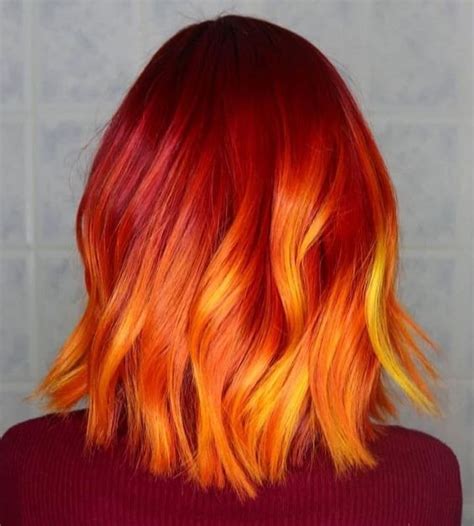 We Re Obsessed With Dancing Flame Hair Hair Color Orange Fire Hair